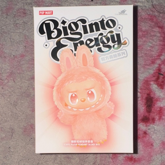 Labubu | Toys | Labubu Nib Big Into Energy Never Opened Happiness Peach ...